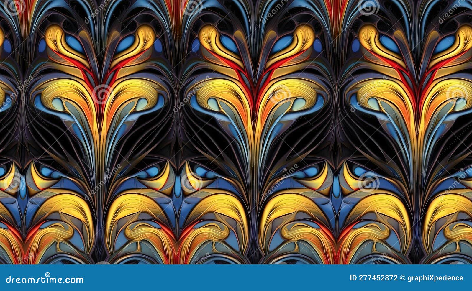 Vivit Color Fabric Pattern Design Stock Illustration - Illustration of ...