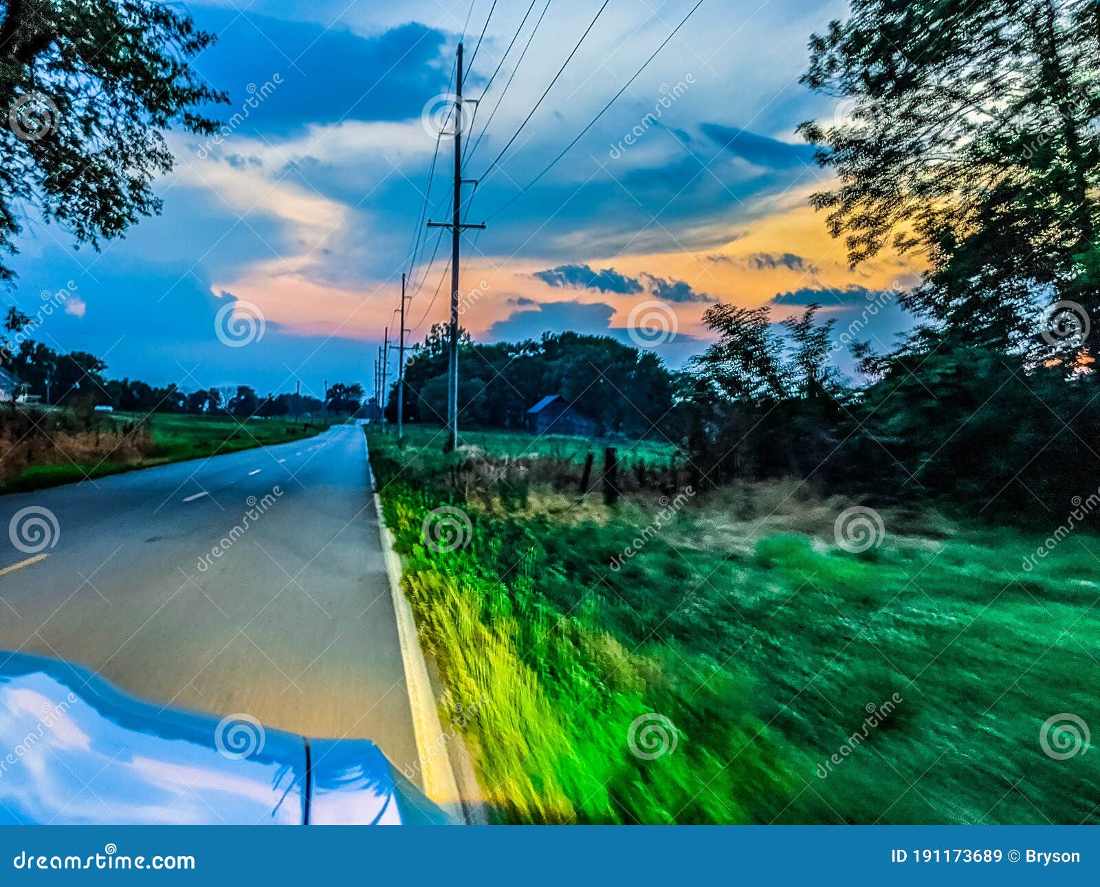 Living Life Fast stock image. Image of morning, landscape - 191173689