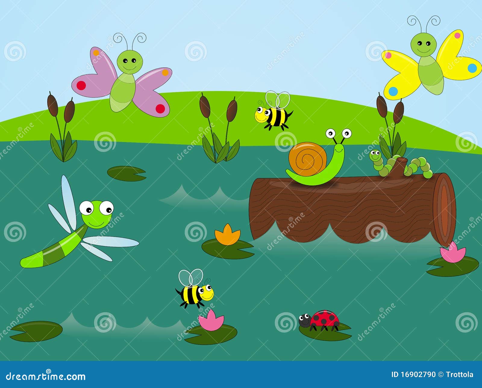 Pond Cartoons, Illustrations & Vector Stock Images - 234660 Pictures to ...