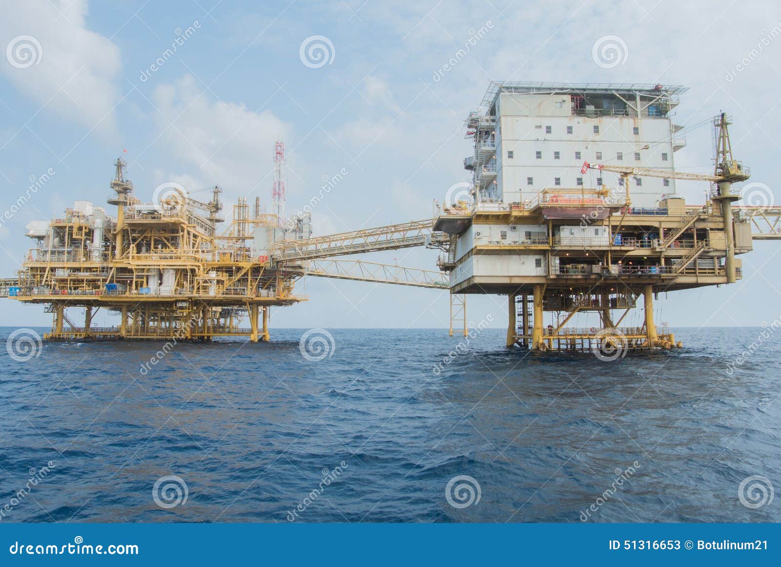 Living Quarter Of Offshore Oil Rig Royalty-Free Stock Photography ...
