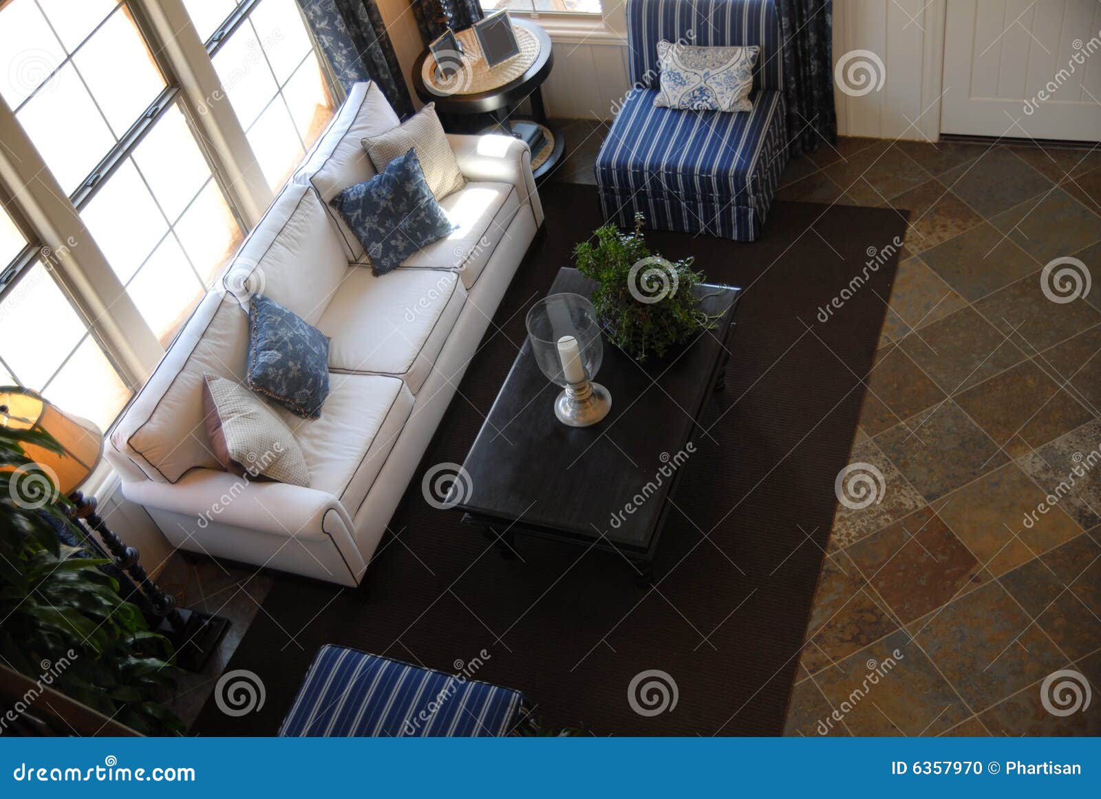 Living room from above stock photo. Image of pretty, living - 6357970