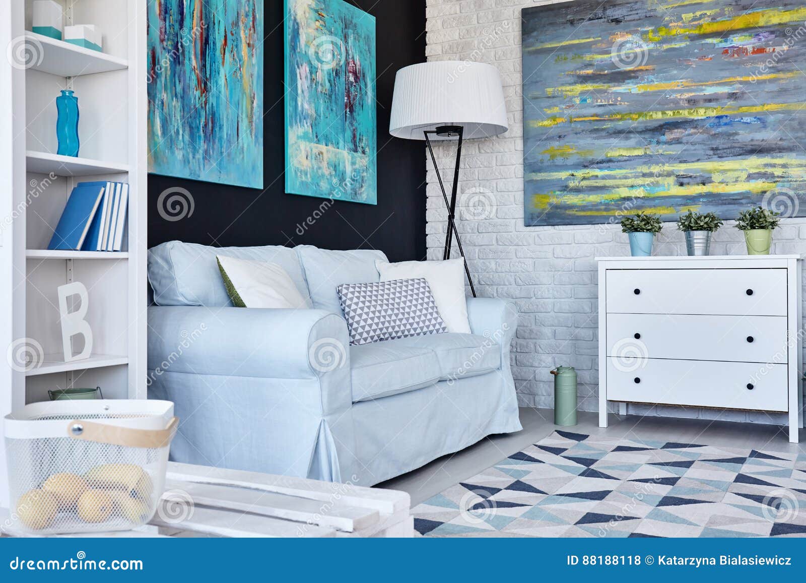 Living room from the angle stock photo. Image of decoration - 88188118