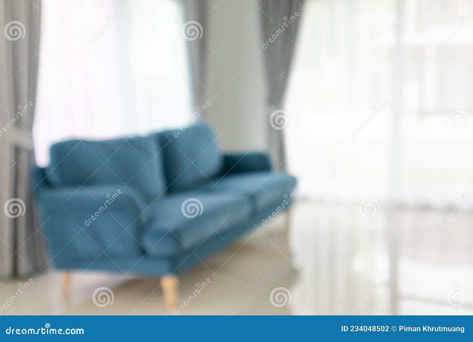 Living Room Interior Blurred Home Background Stock Photo - Image of ...