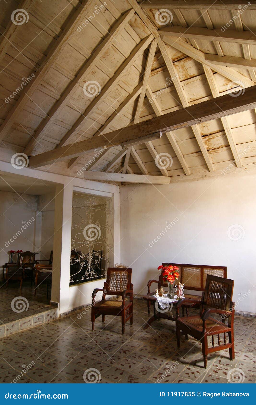 Living Room, Trinidad, Cuba Stock Image - Image of elegant ...