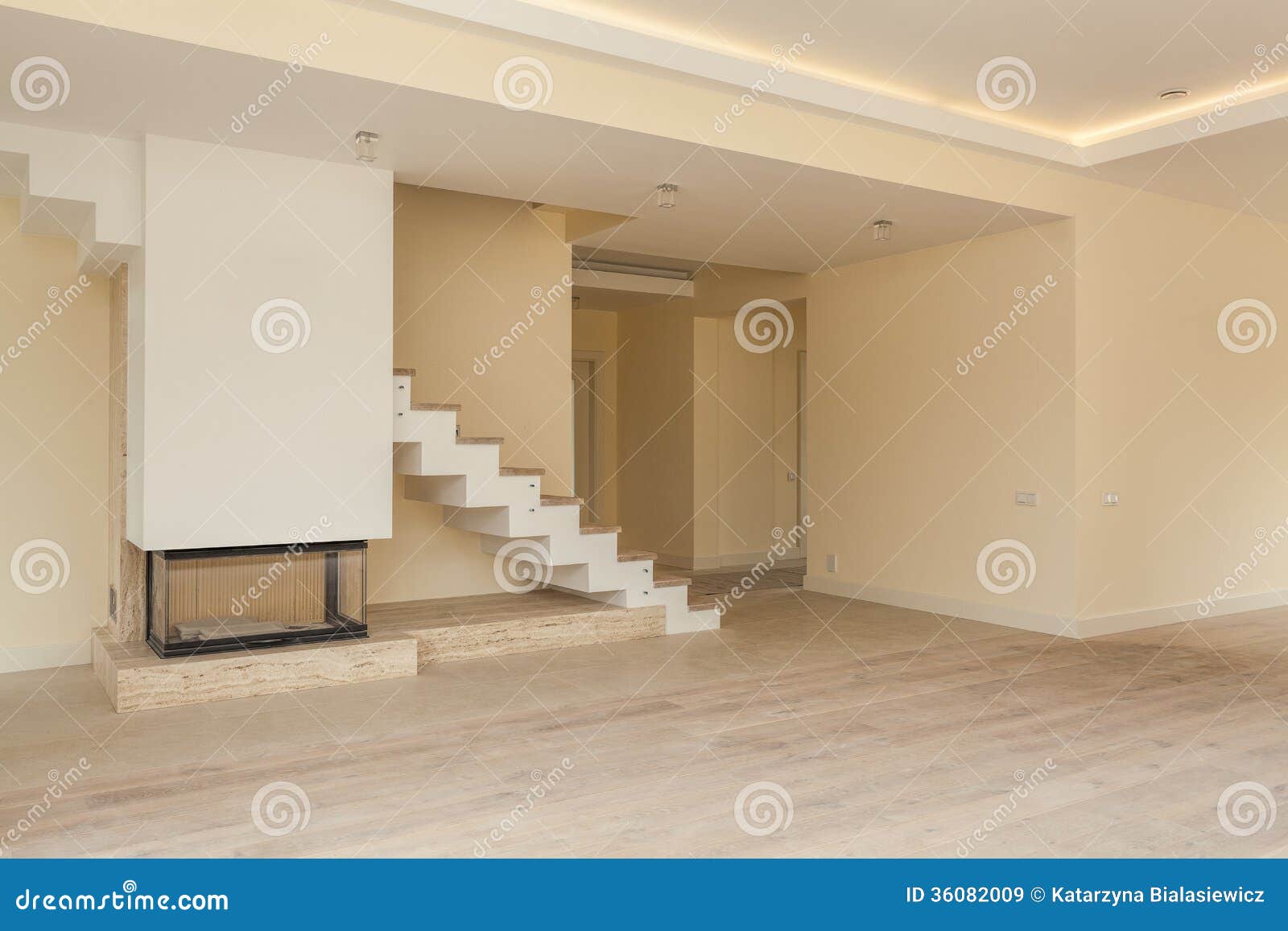 Living Room Under Construction Stock Image - Image of indoor, indoors ...
