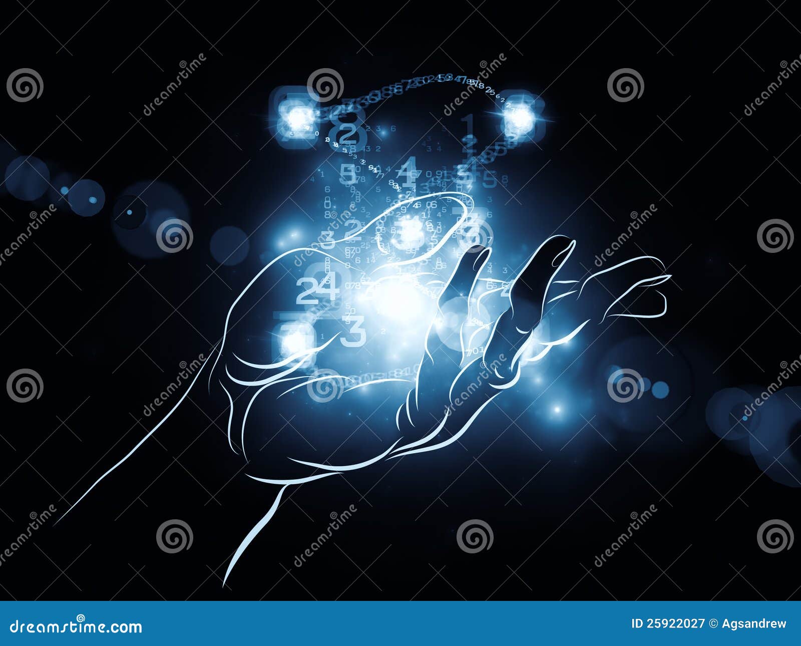 The Living Technology stock illustration. Illustration of logic - 25922027