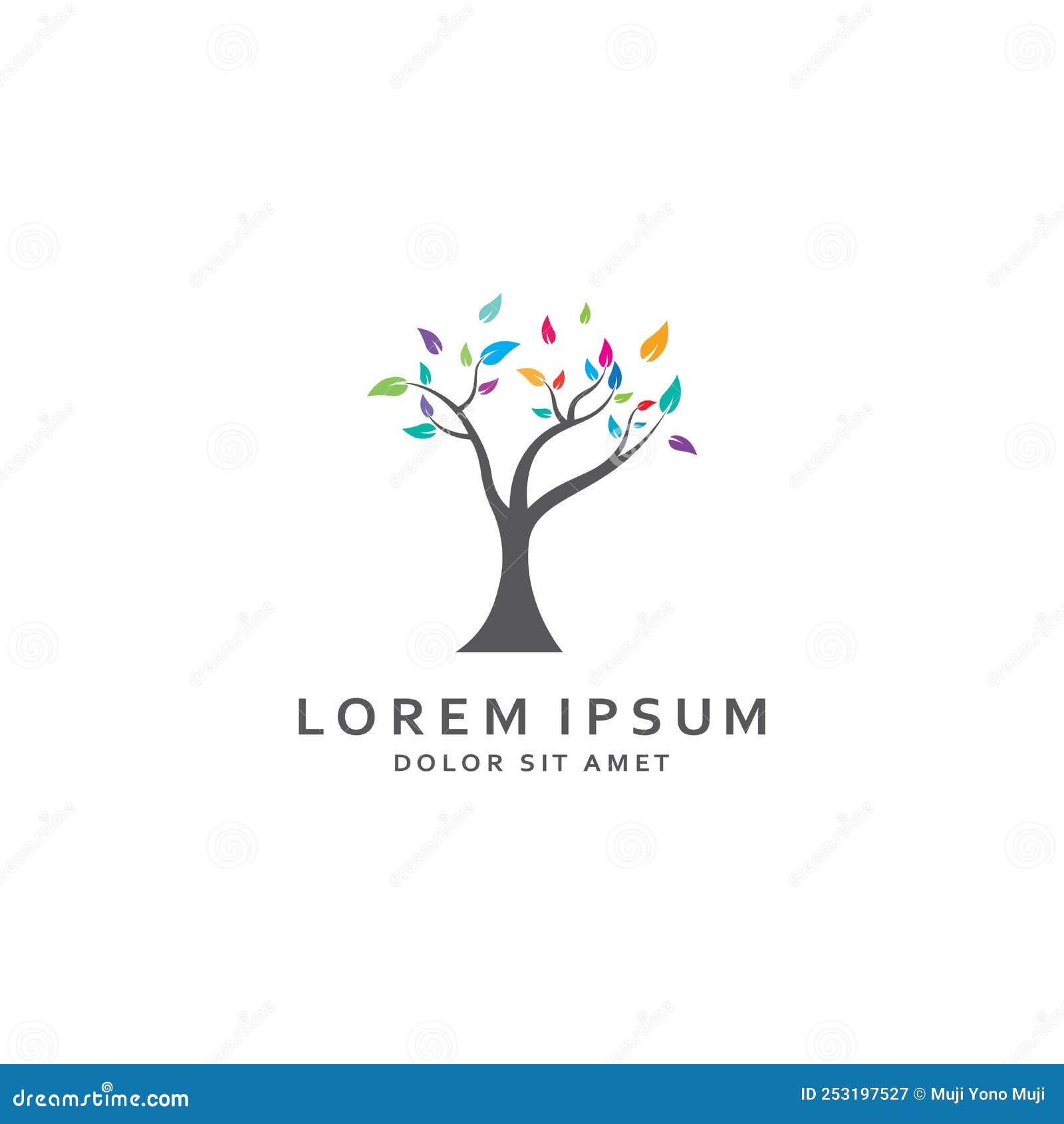 Living Tree Logo Design, Using a Vector Illustration Template Concept ...