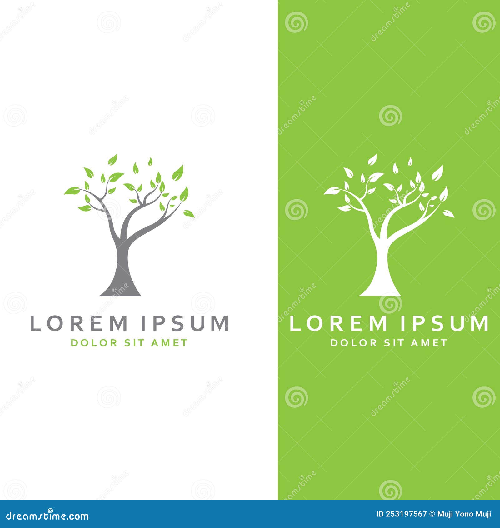 Living Tree Logo Design, Using a Vector Illustration Template Concept ...