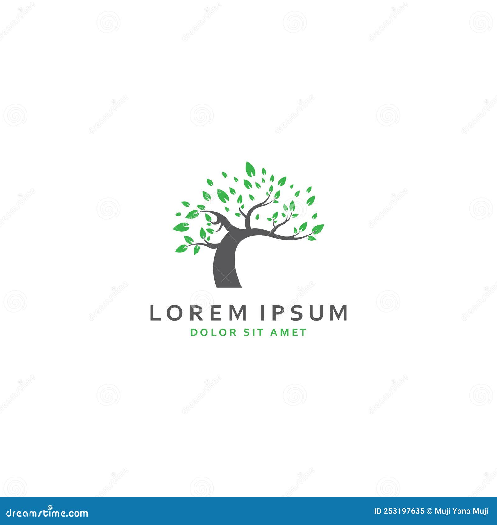 Living Tree Logo Design, Using a Vector Illustration Template Concept ...