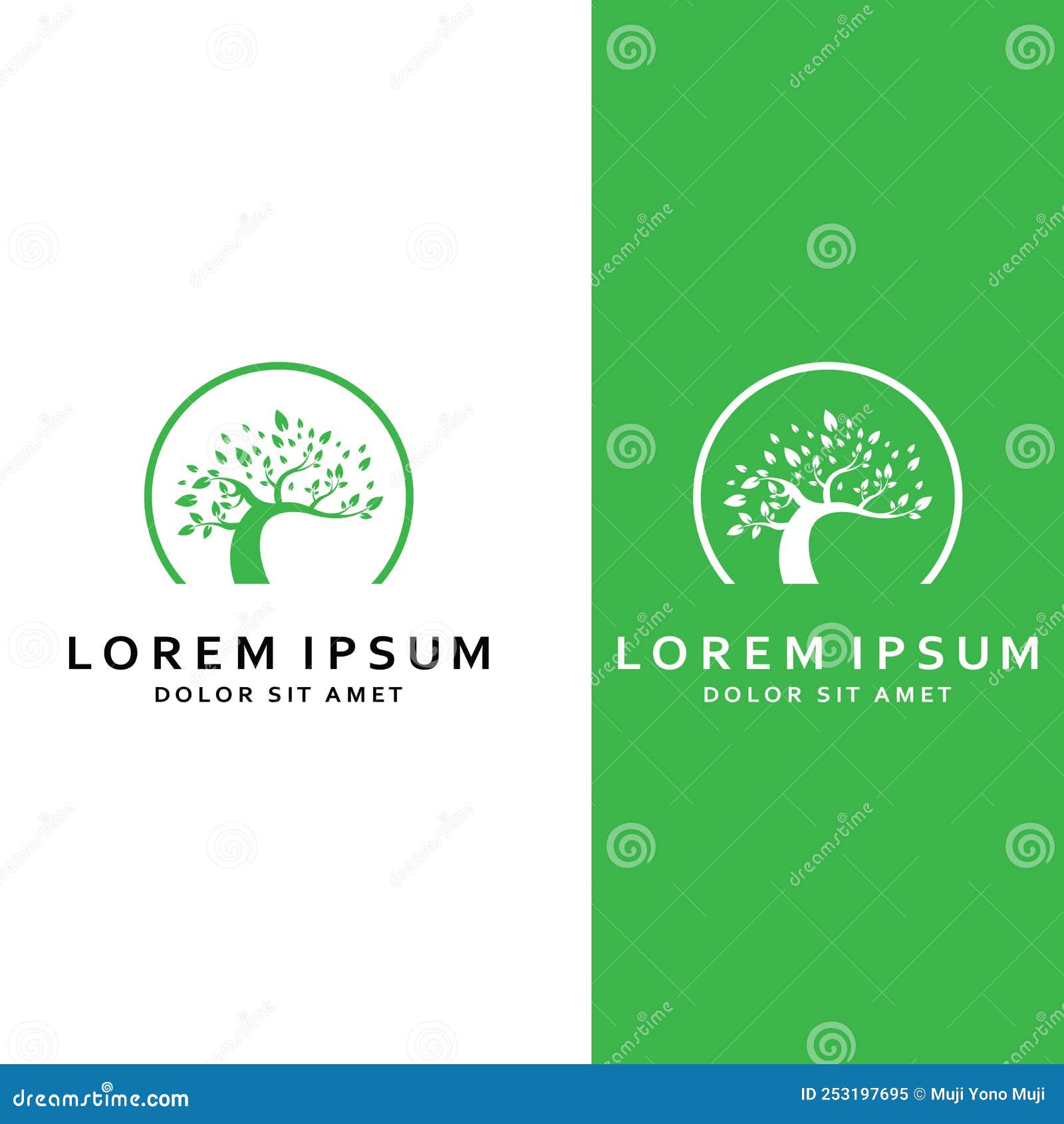 Living Tree Logo Design, Using a Vector Illustration Template Concept ...