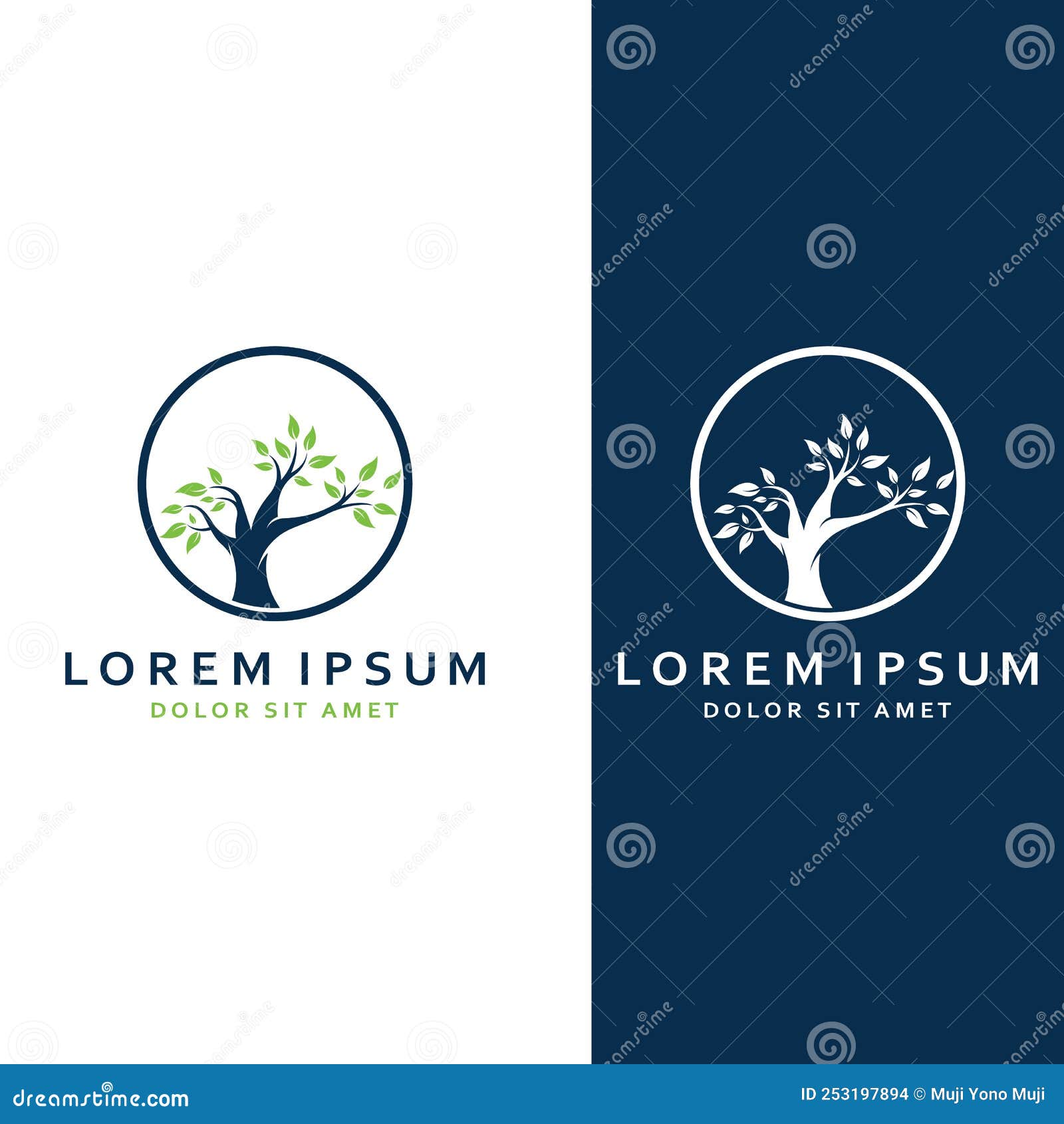 Living Tree Logo Design, Using a Vector Illustration Template Concept ...