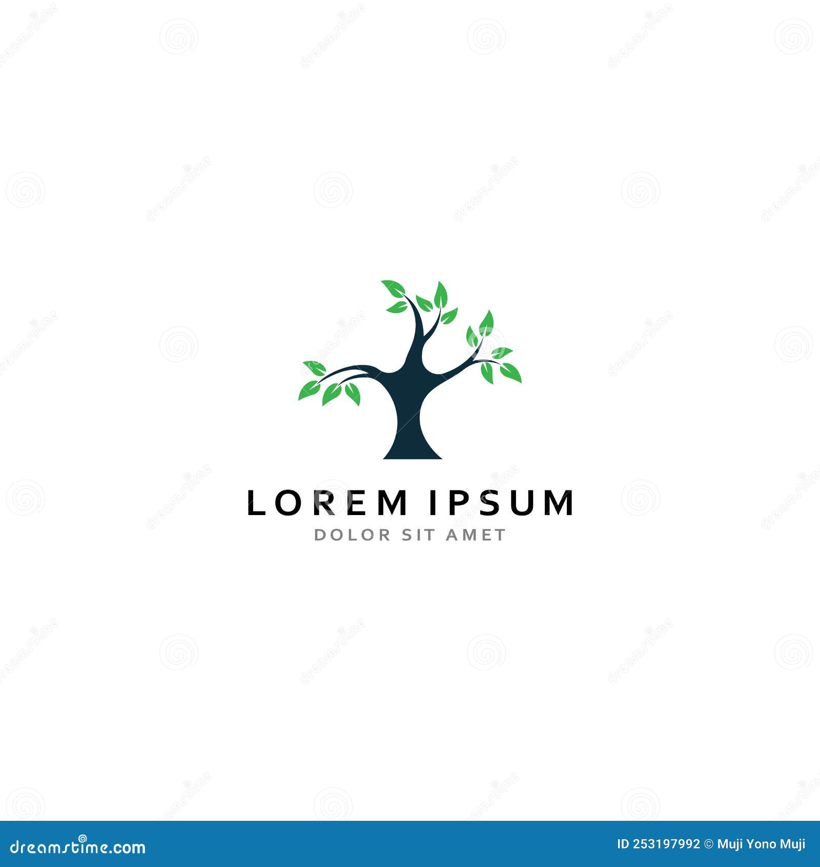 Living Tree Logo Design, Using a Vector Illustration Template Concept ...