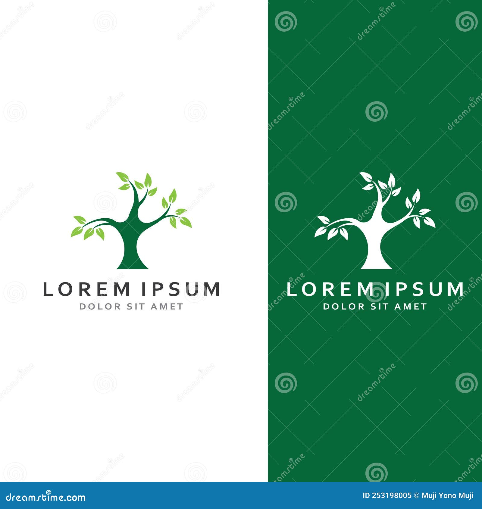 Living Tree Logo Design, Using a Vector Illustration Template Concept ...
