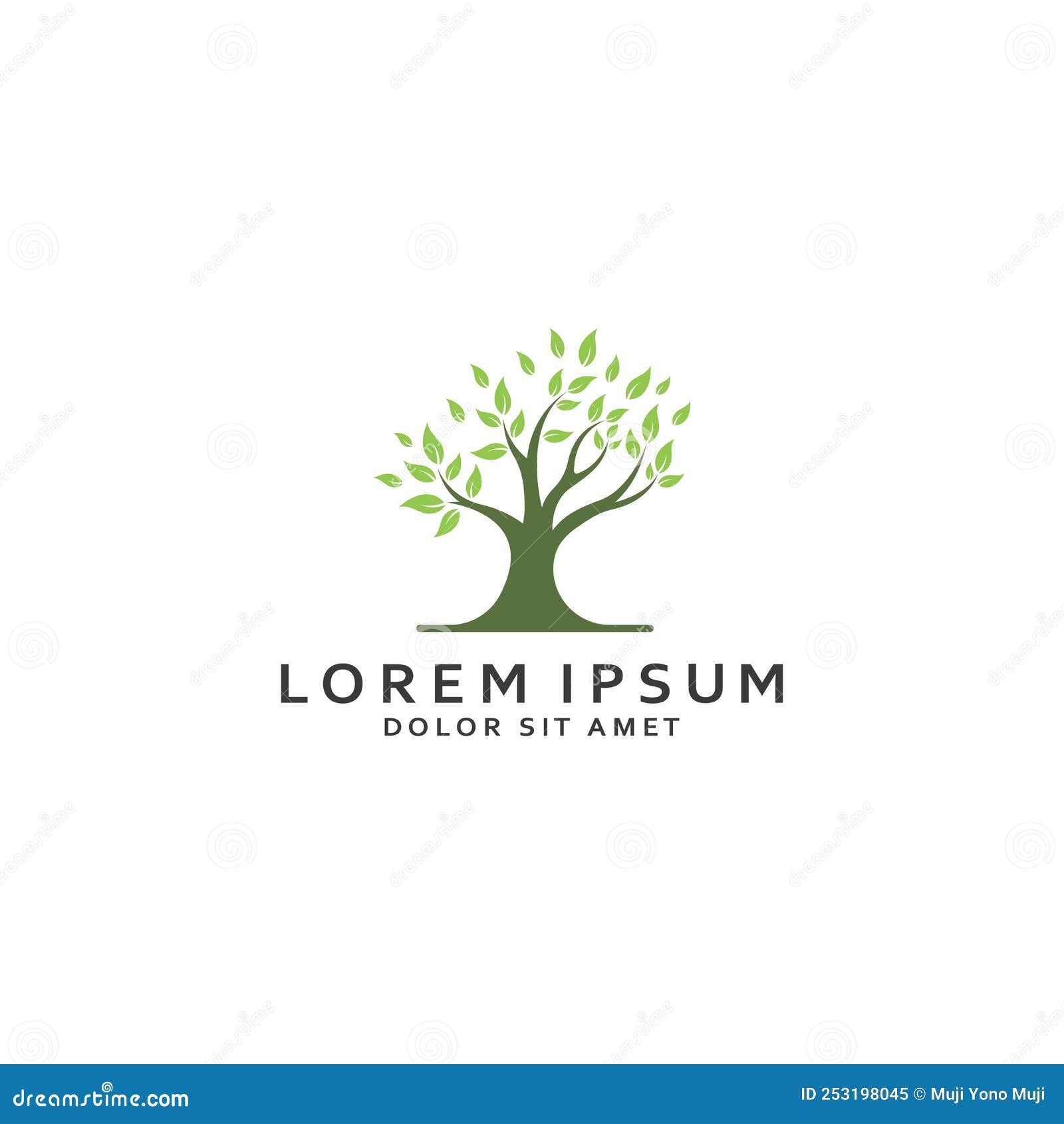 Living Tree Logo Design, Using a Vector Illustration Template Concept ...