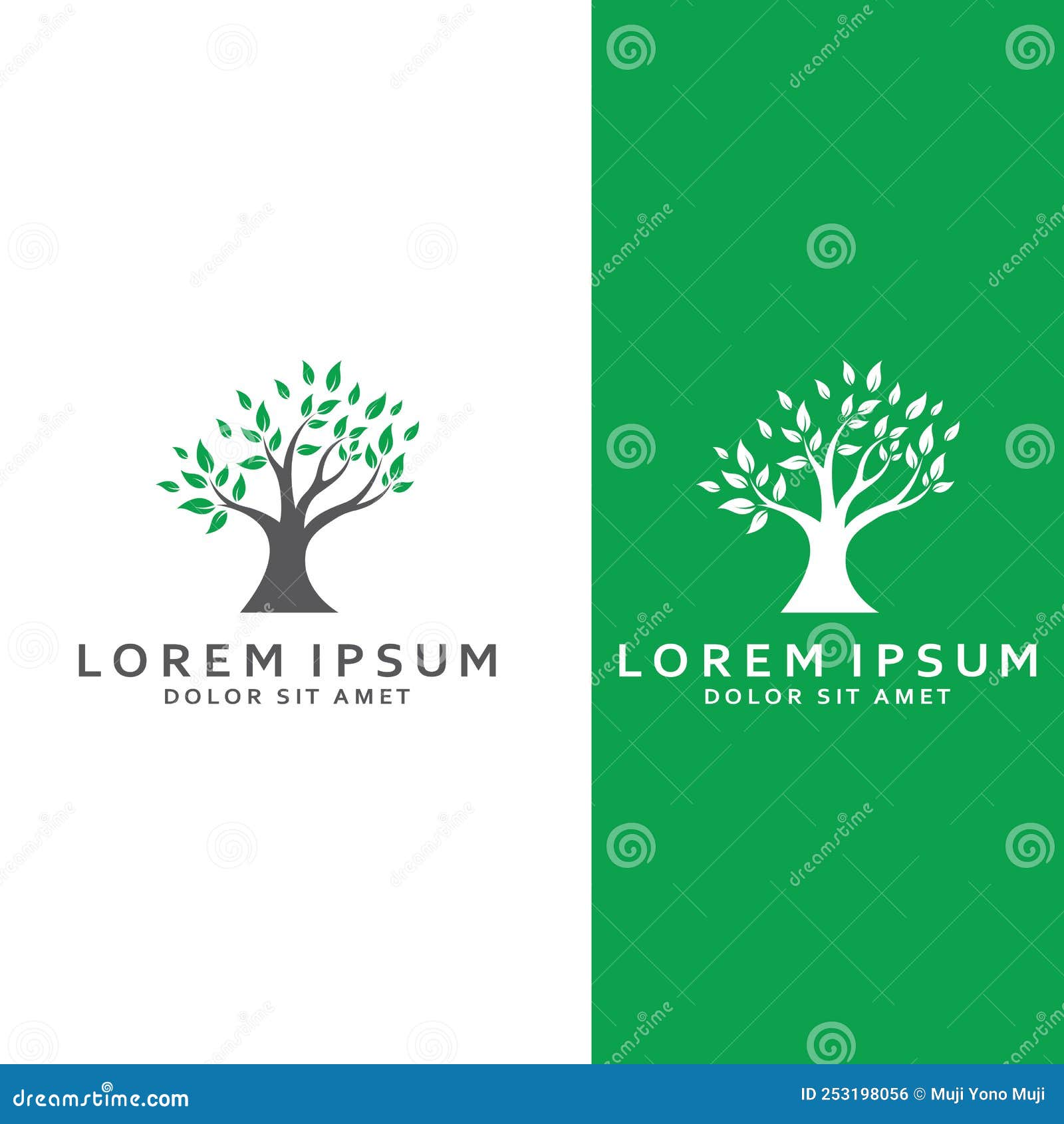 Living Tree Logo Design, Using a Vector Illustration Template Concept ...