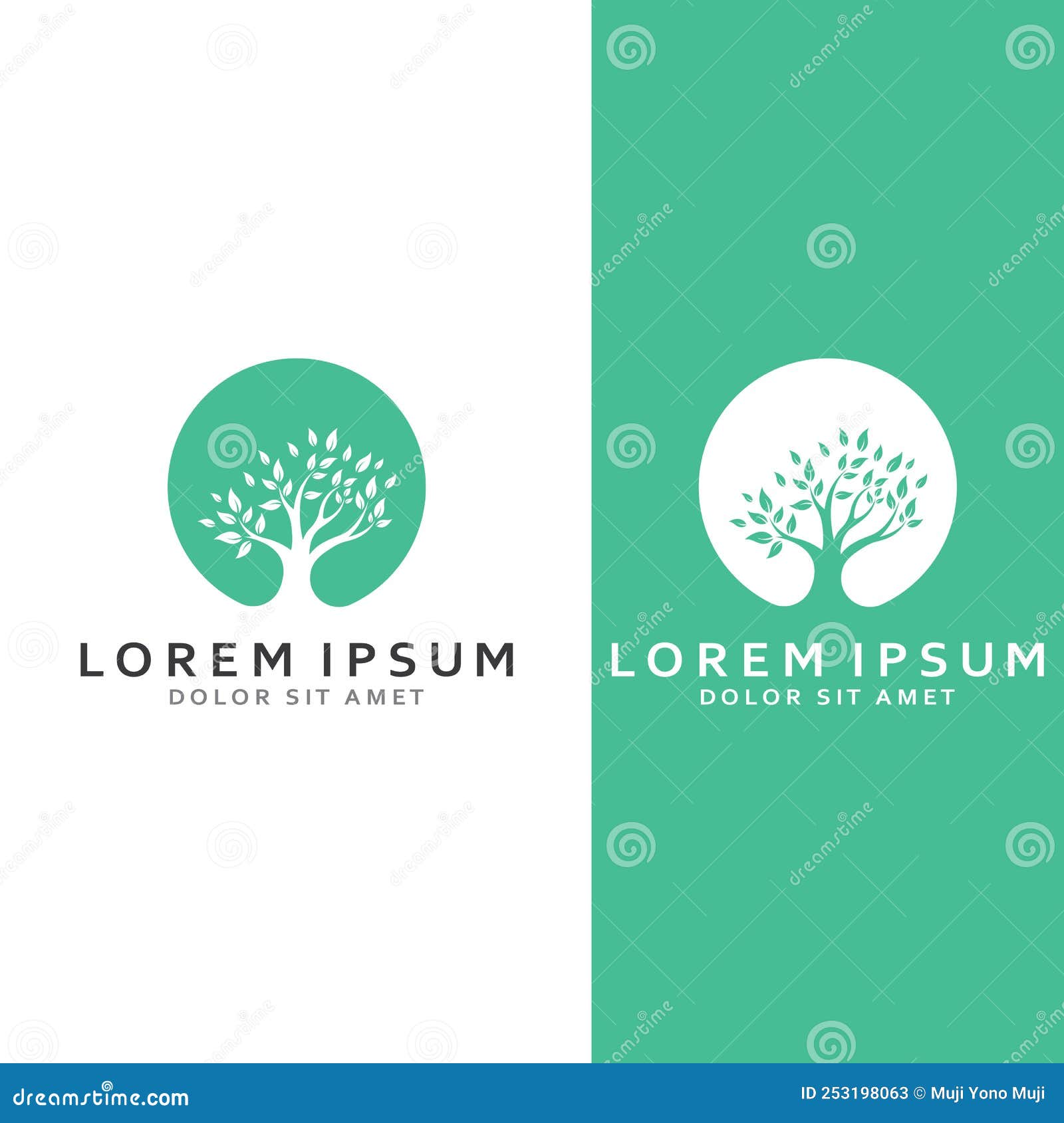 Living Tree Logo Design, Using a Vector Illustration Template Concept ...