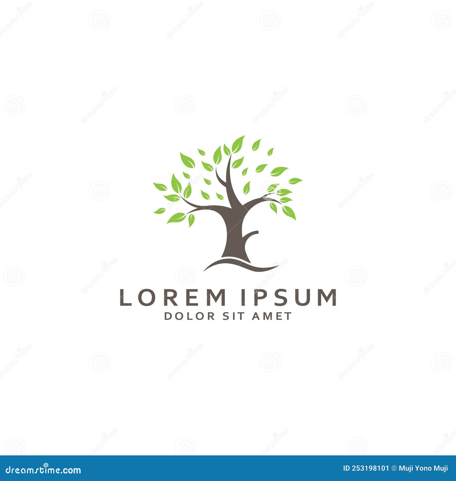 Living Tree Logo Design, Using a Vector Illustration Template Concept ...