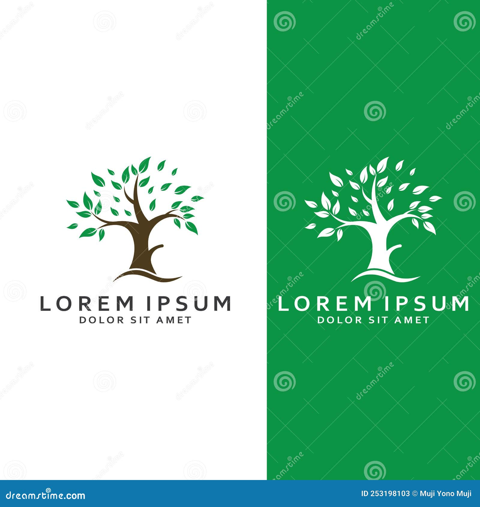 Living Tree Logo Design, Using a Vector Illustration Template Concept ...
