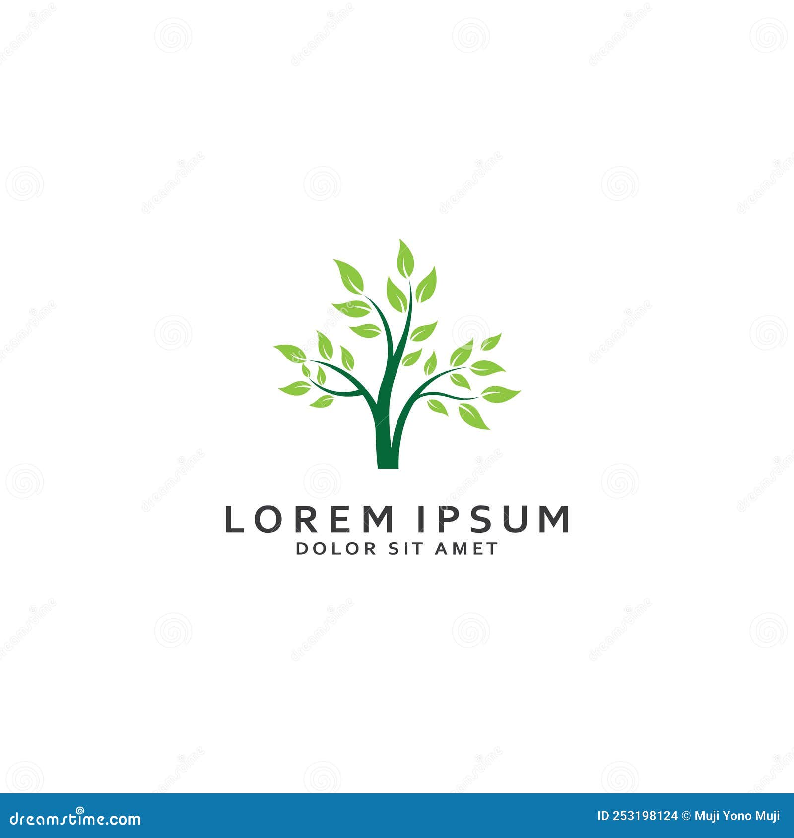 Living Tree Logo Design, Using a Vector Illustration Template Concept ...