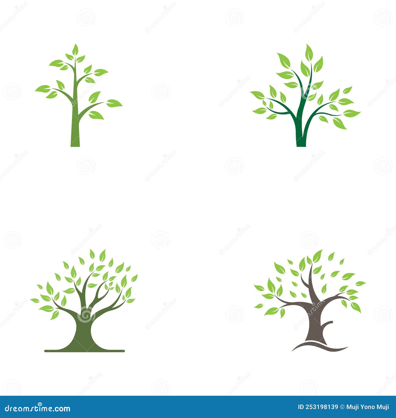 Living Tree Logo Design, Using a Vector Illustration Template Concept ...