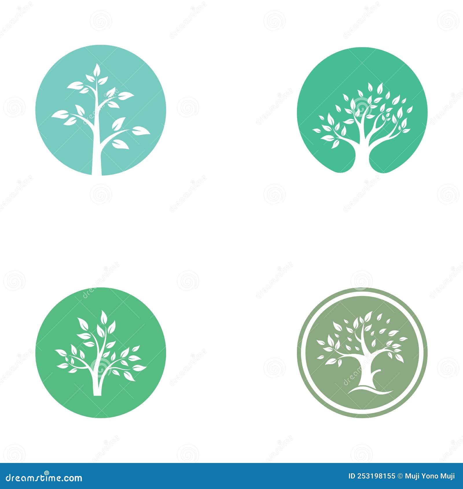 Living Tree Logo Design, Using a Vector Illustration Template Concept ...