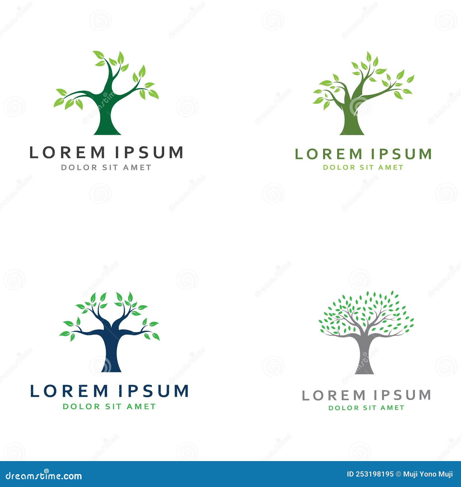 Living Tree Logo Design, Using a Vector Illustration Template Concept ...