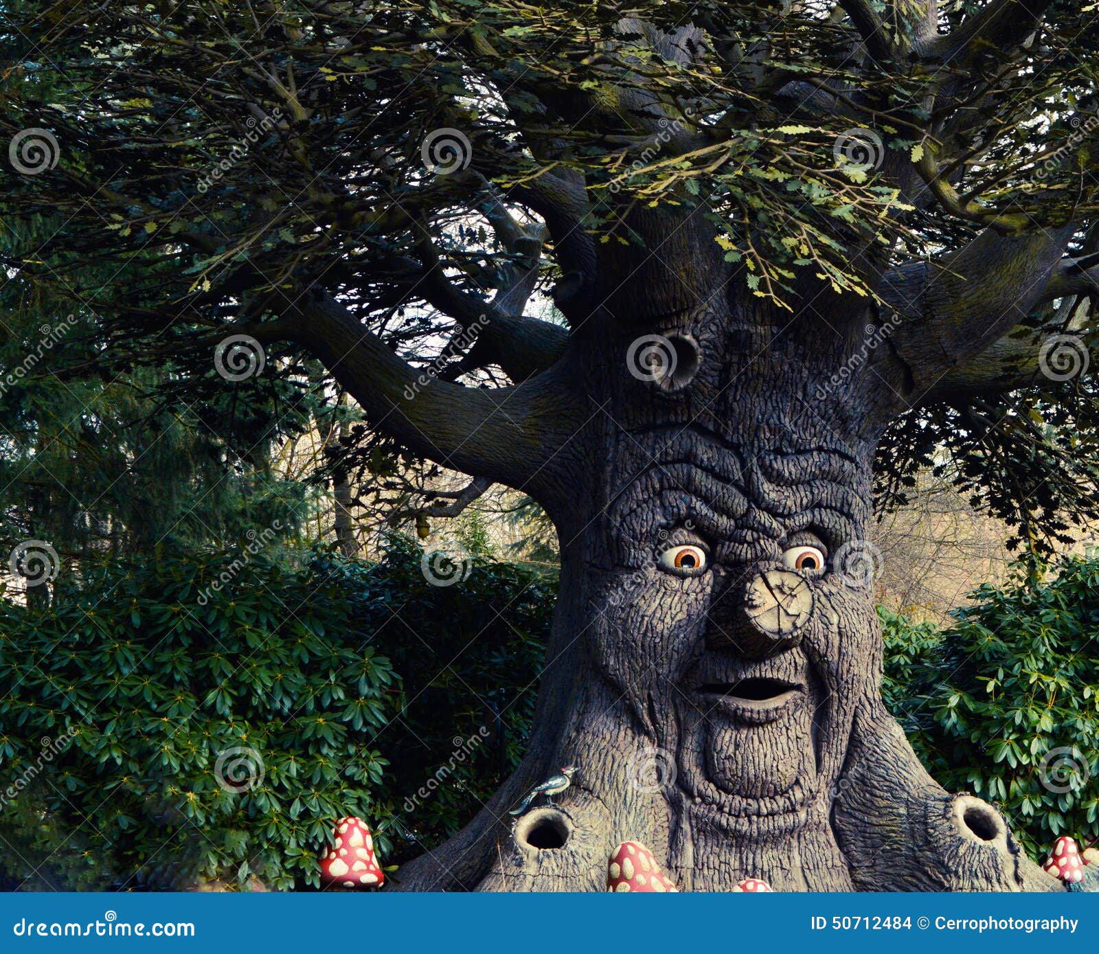 Talking Tree At Theme Park `de Efteling` Editorial Photo ...