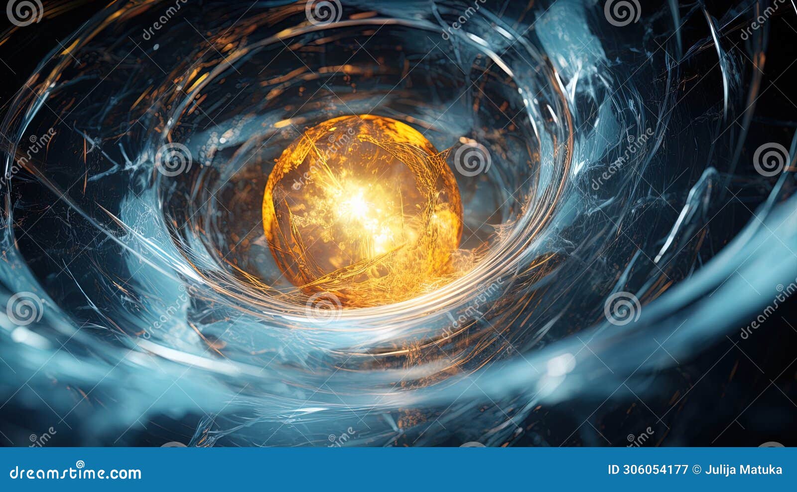 Living Vortices: Abstraction Based on Rotating Molecules Stock ...