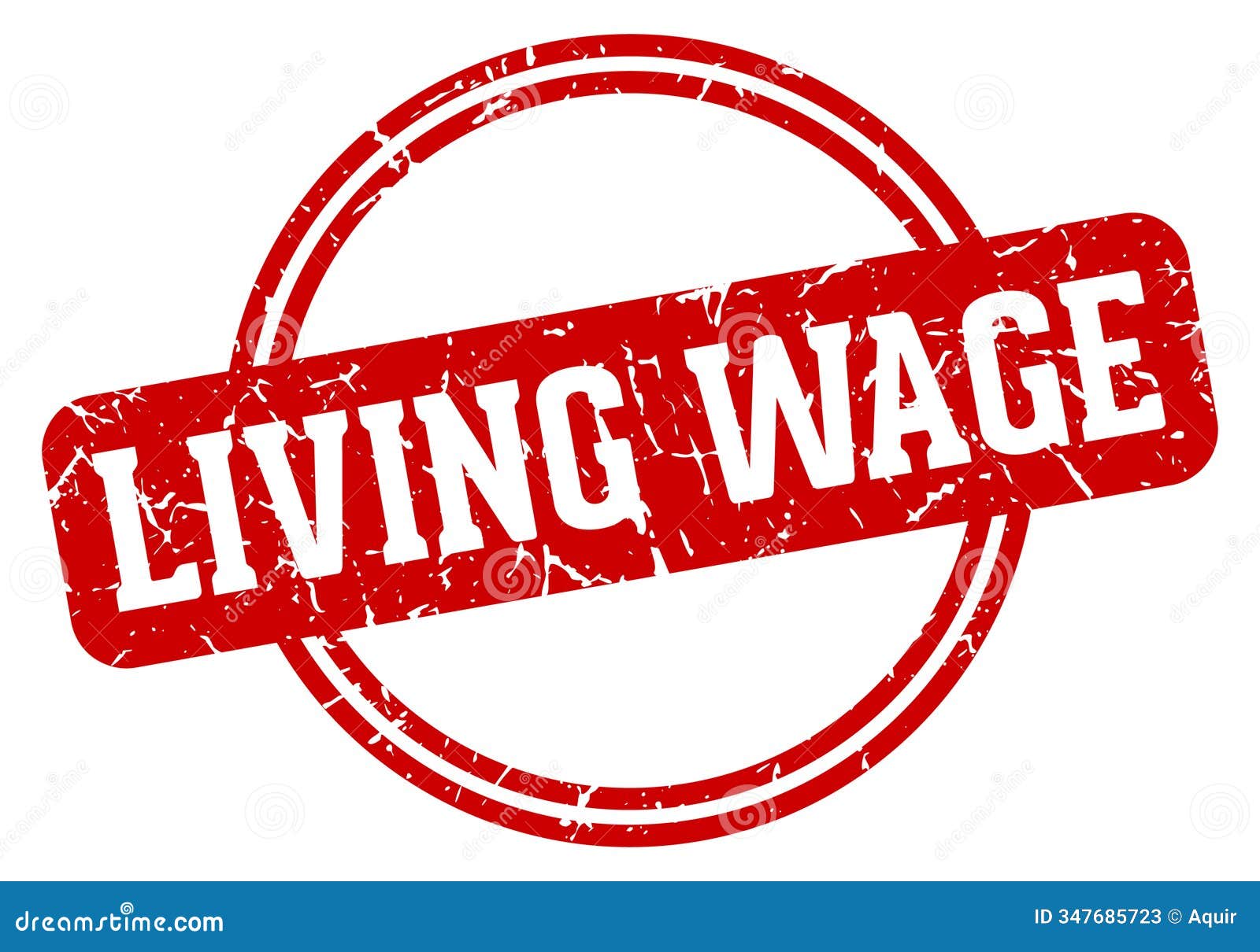 Living Wage Stamp. Living Wage Label On Transparent Background. Round ...