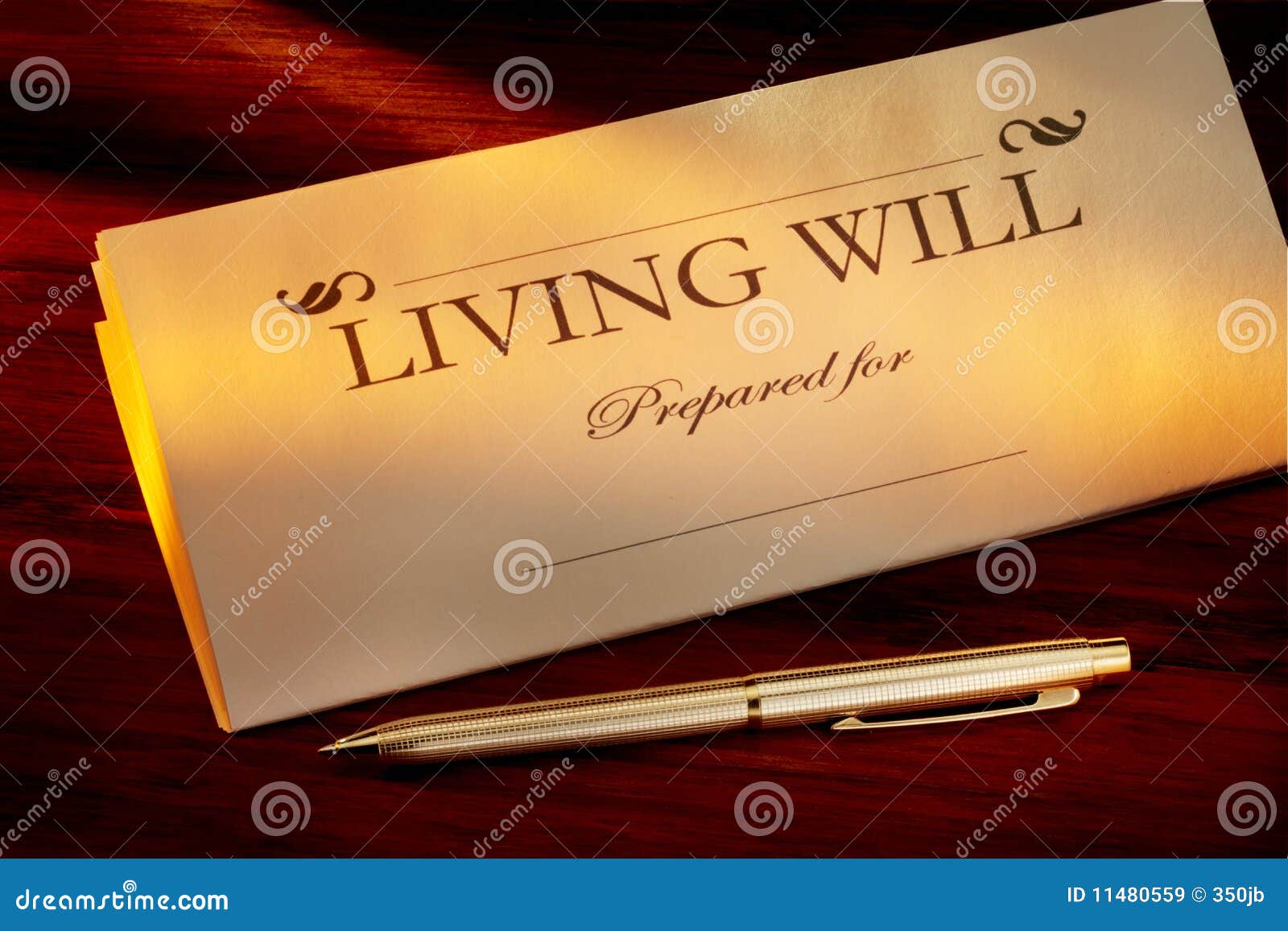 Living Will stock image. Image of advice, gold, wood - 11480559