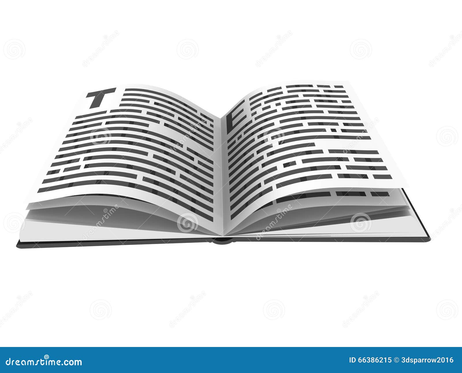 Livre 3d illustration stock. Illustration du grand, éducation - 66386215