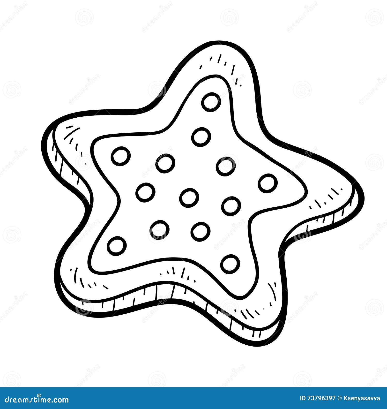Livre De Coloriage Pour Des Enfants, Biscuits Illustration de Vecteur ...