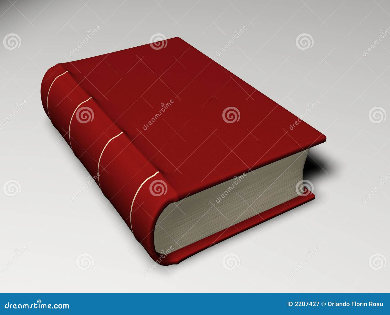 Livre rouge illustration stock. Illustration du rouge - 2207427