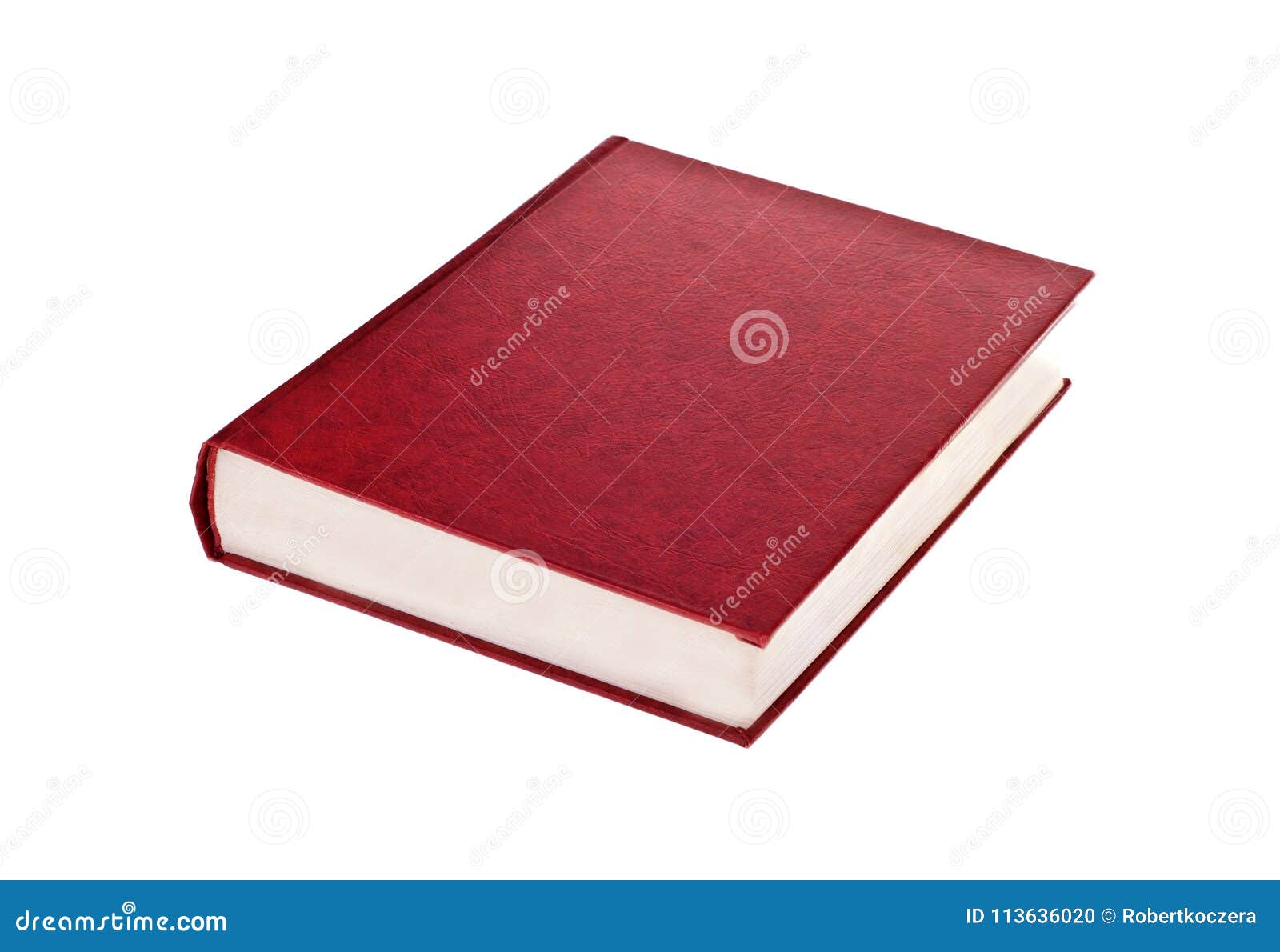 Livre rouge simple photo stock. Image du rouge, archives - 113636020