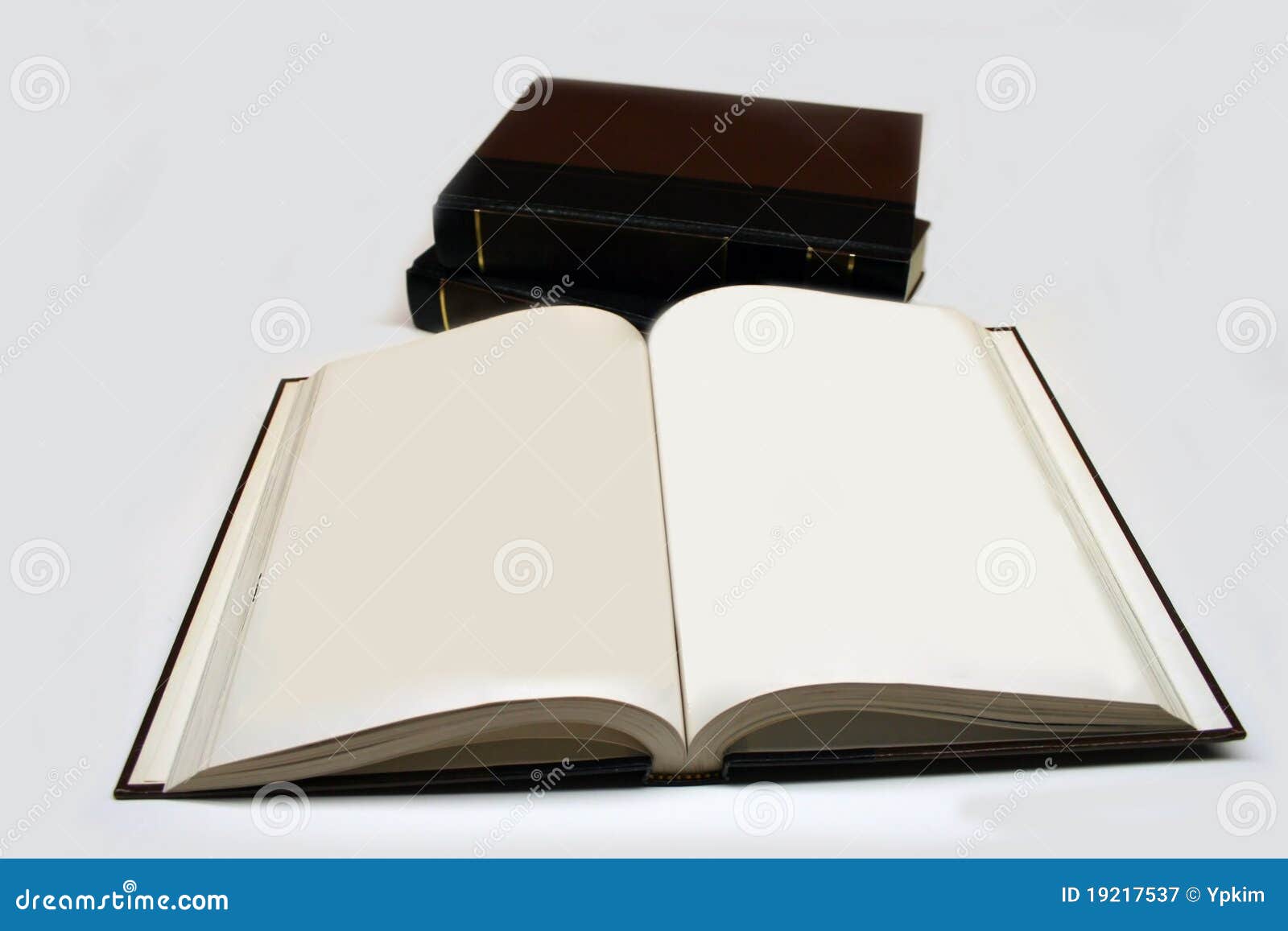 Livres ouverts image stock. Image du page, vide, empilé - 19217537