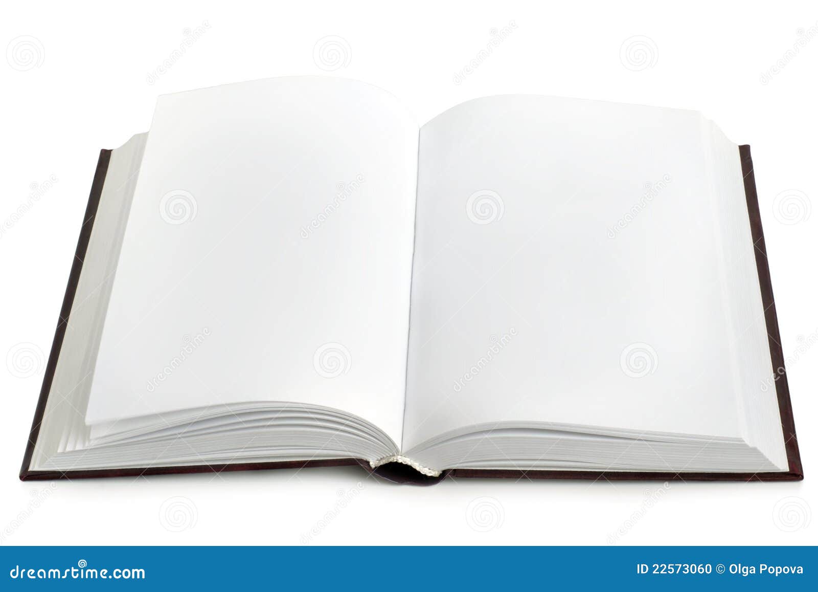 Livro Aberto Com Páginas Em Branco Foto de Stock - Imagem de abertura ...