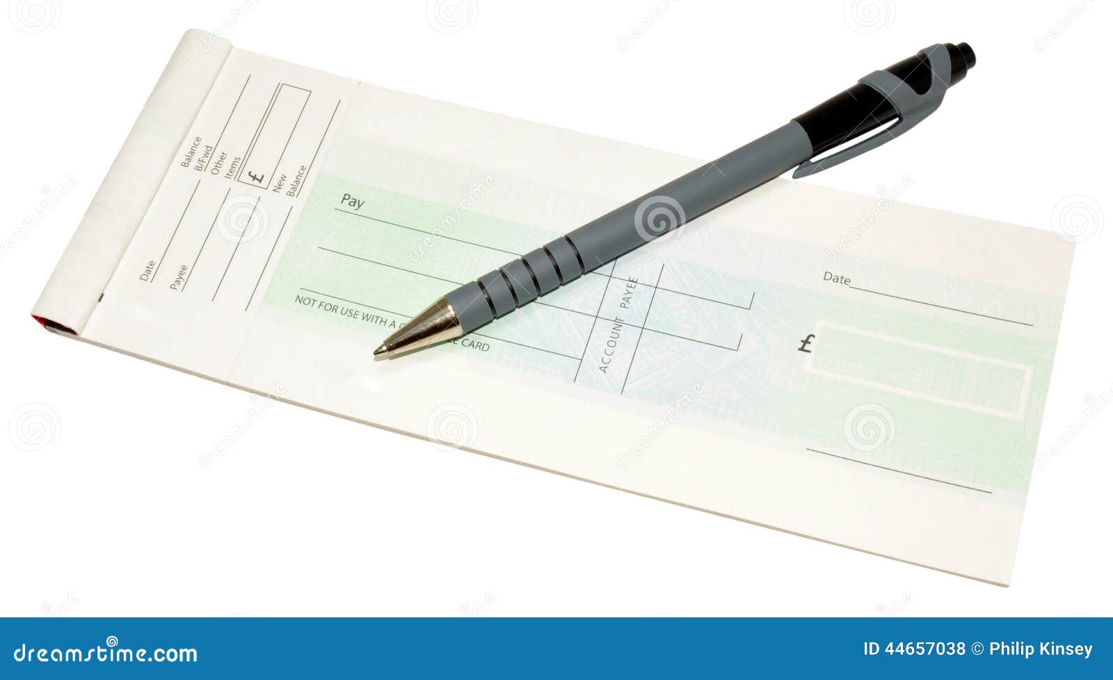 Livro e pena de cheque foto de stock. Imagem de isolado - 44657038