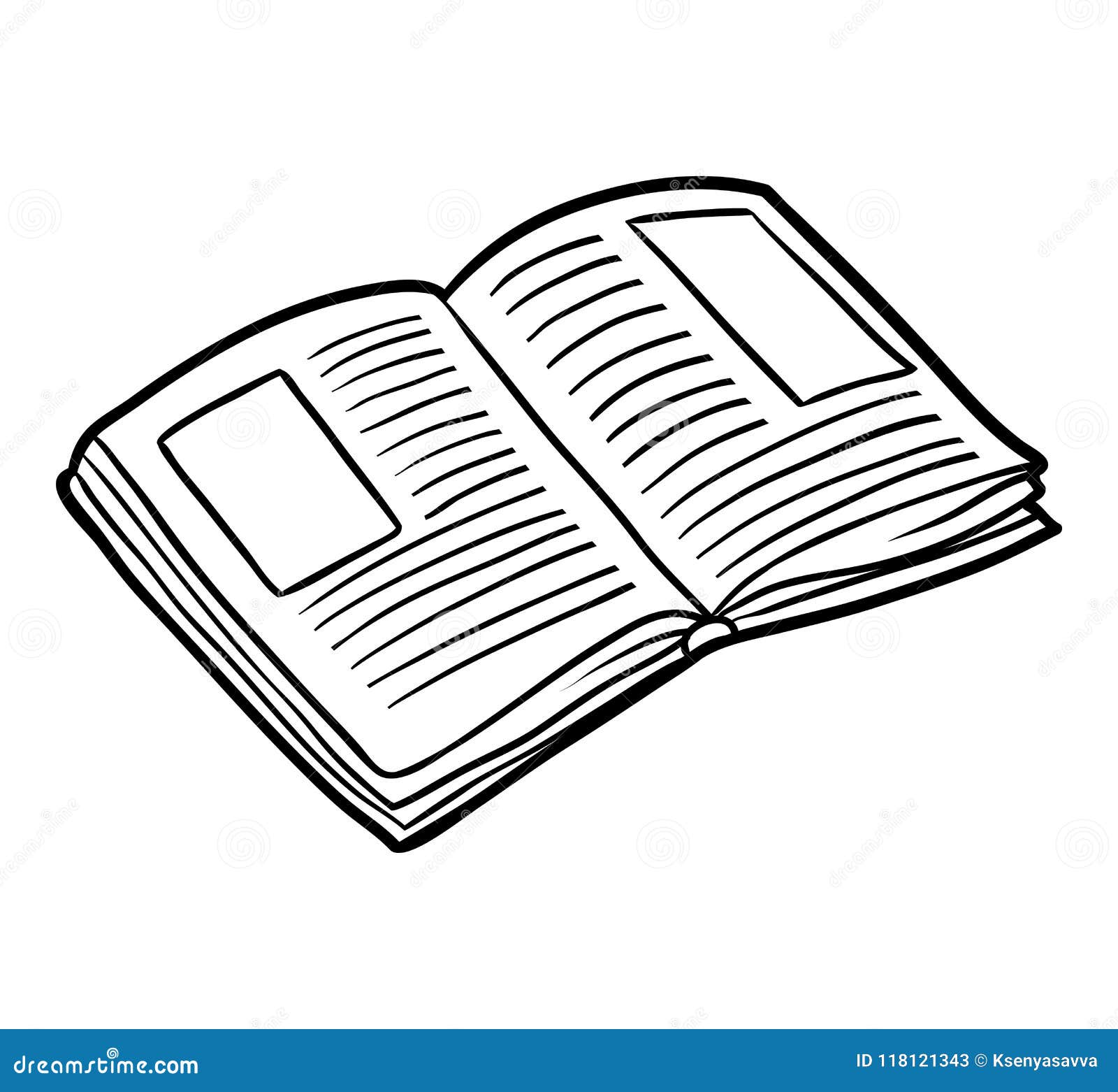 Livro Para Colorir, Livro Aberto Ilustração do Vetor - Ilustração de ... Livro Para Colorir, Livro Aberto Ilustração do Vetor - Ilustração de ...