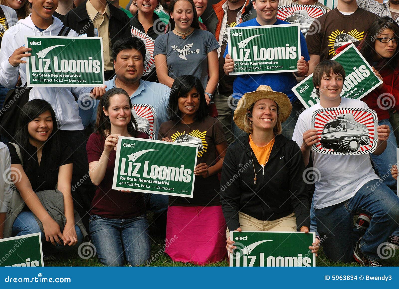 Liz Loomis Campaign editorial stock image. Image of representative ...