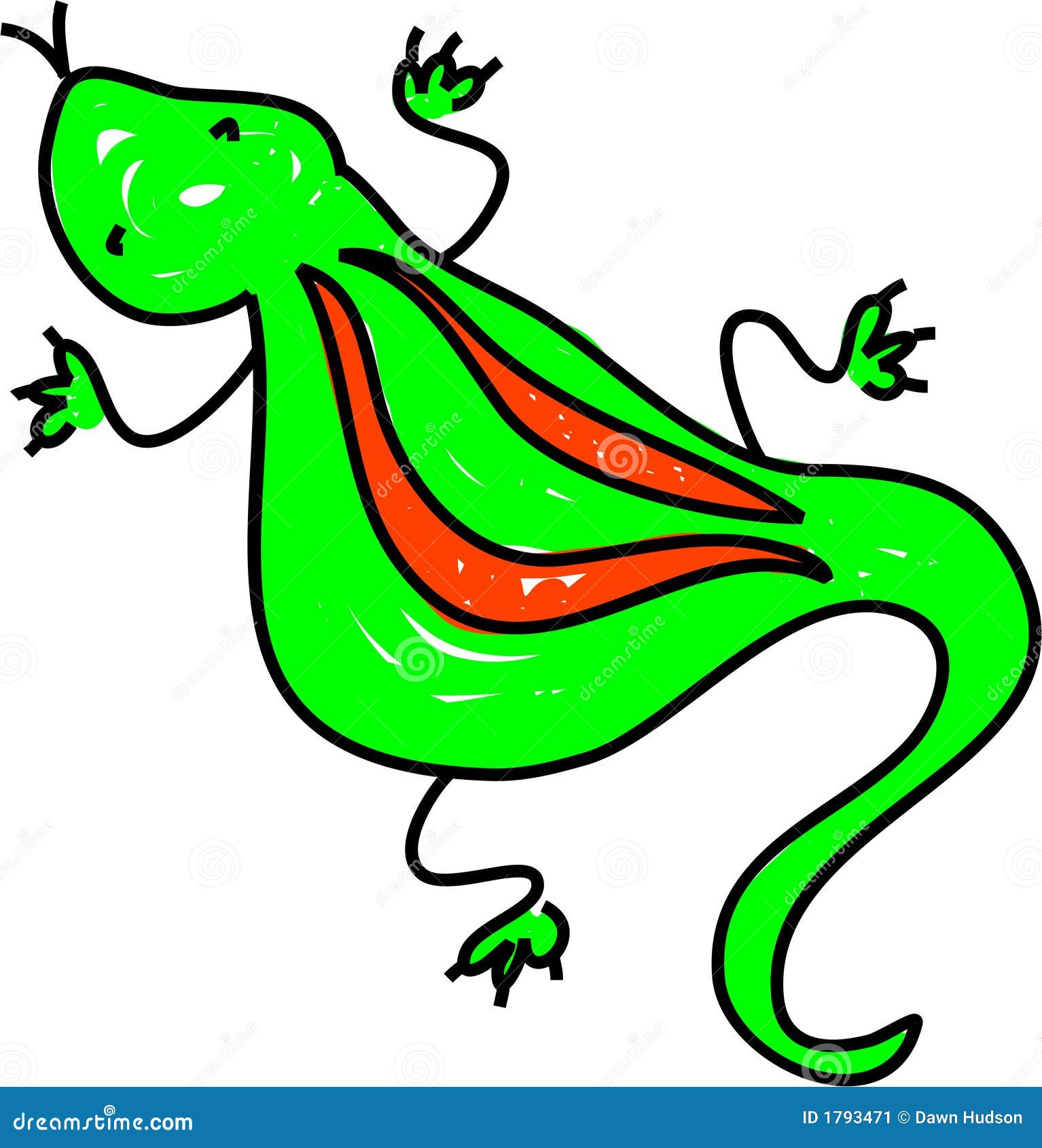 Lizard stock illustration. Illustration of lizard, cute - 1793471