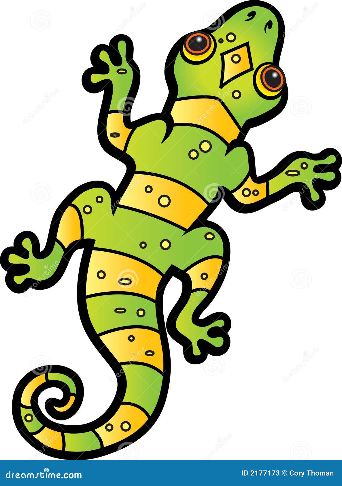 Lizard stock vector. Illustration of bright, vector, animal - 2177173