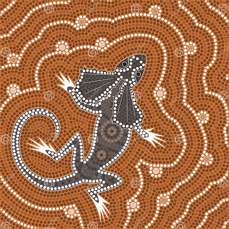 Lizard stock illustration. Illustration of ornate, symbol - 26007202