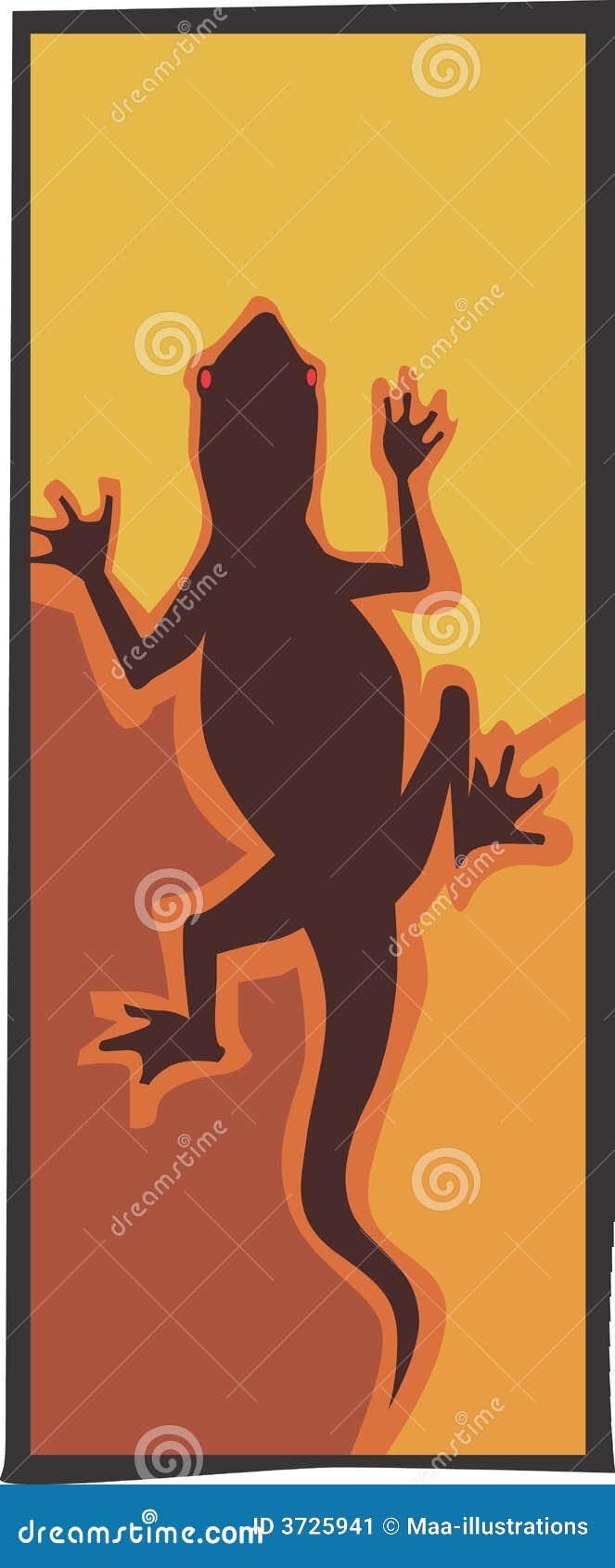 Lizard Crawling Stock Illustrations – 1,264 Lizard Crawling Stock ...