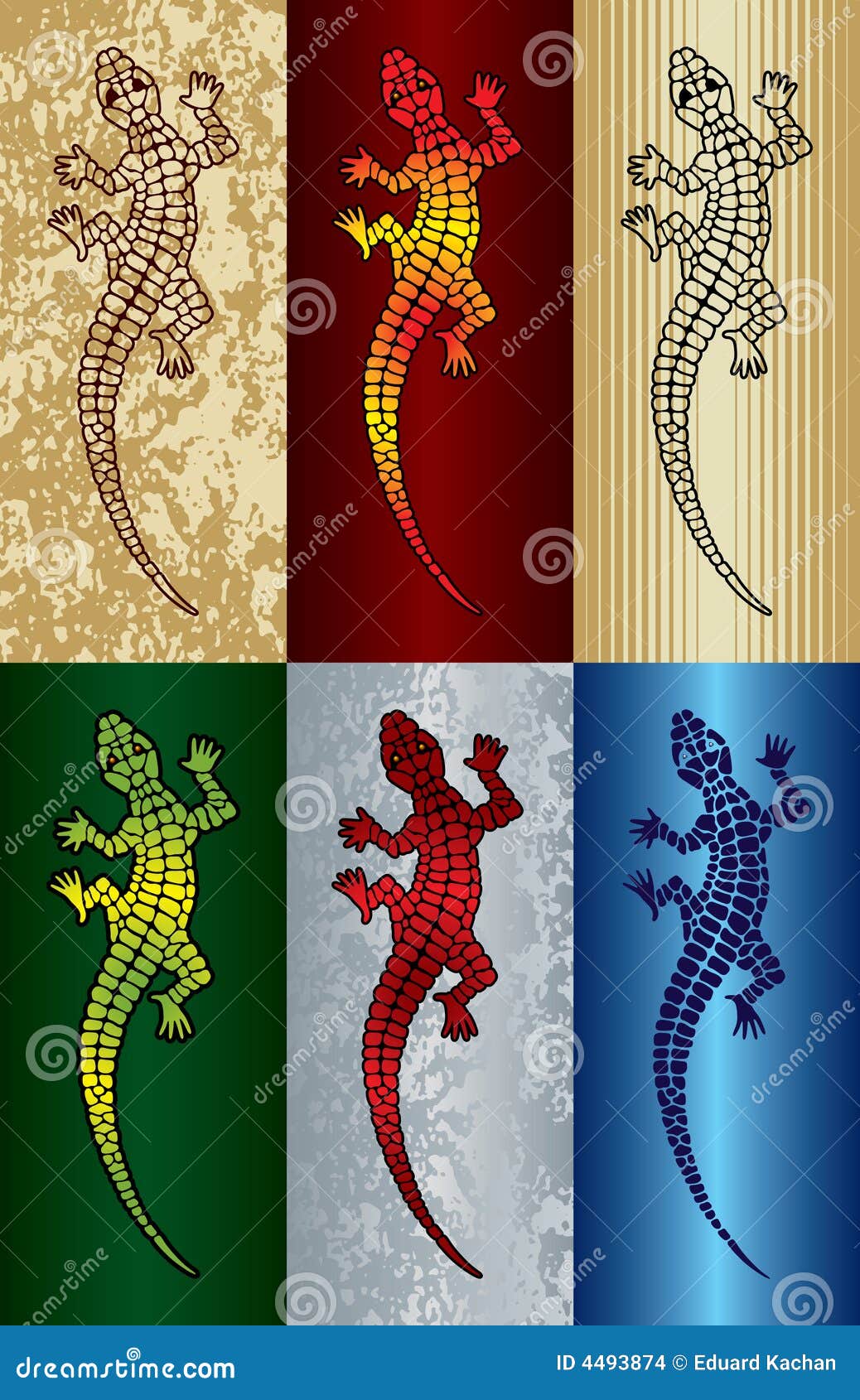 Lizard Vector Illustration | CartoonDealer.com #4493874