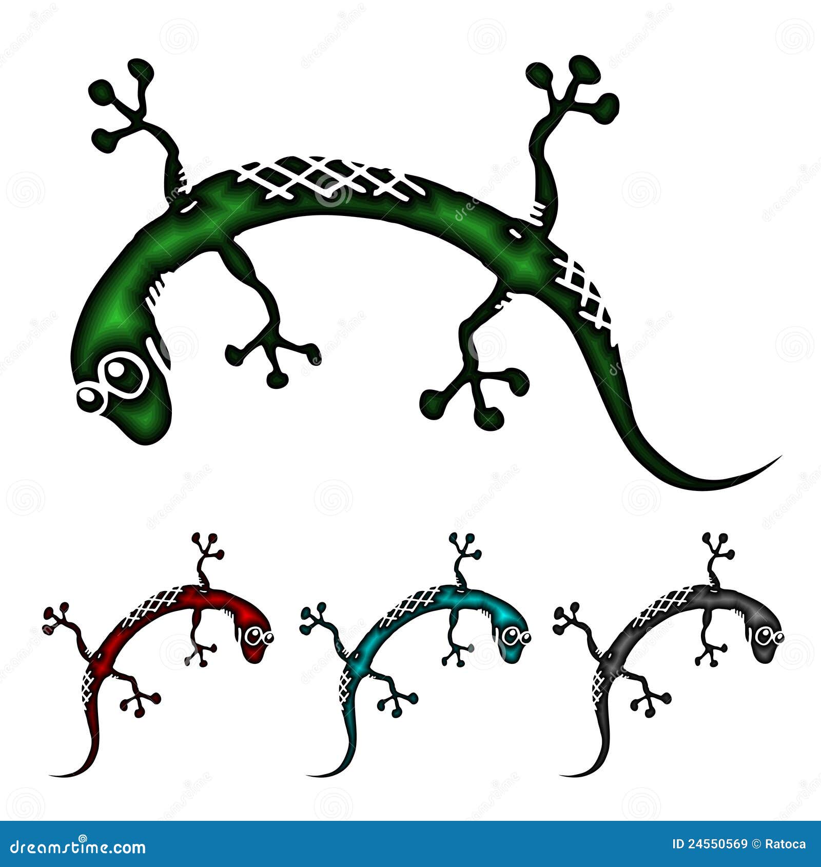 Lizard cartoon stock vector. Illustration of reptile - 24550569