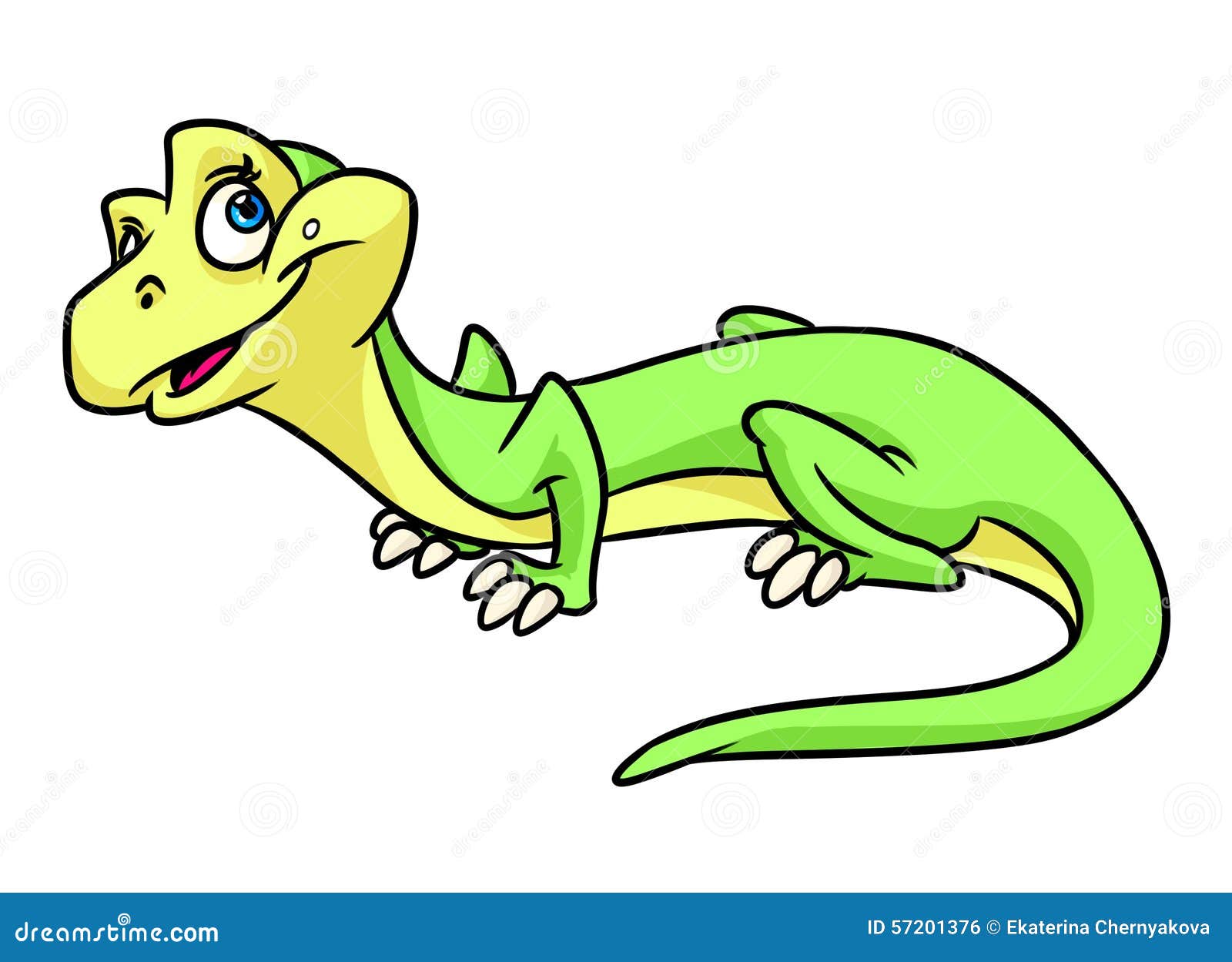 Lizard Cartoon Illustration Stock Illustration - Illustration of ...