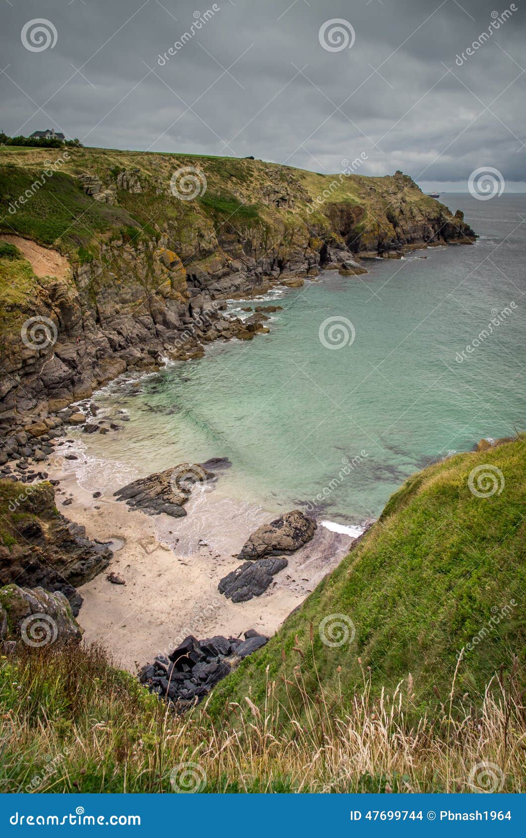 Lizard cornwall england uk stock photo. Image of beach - 47699744