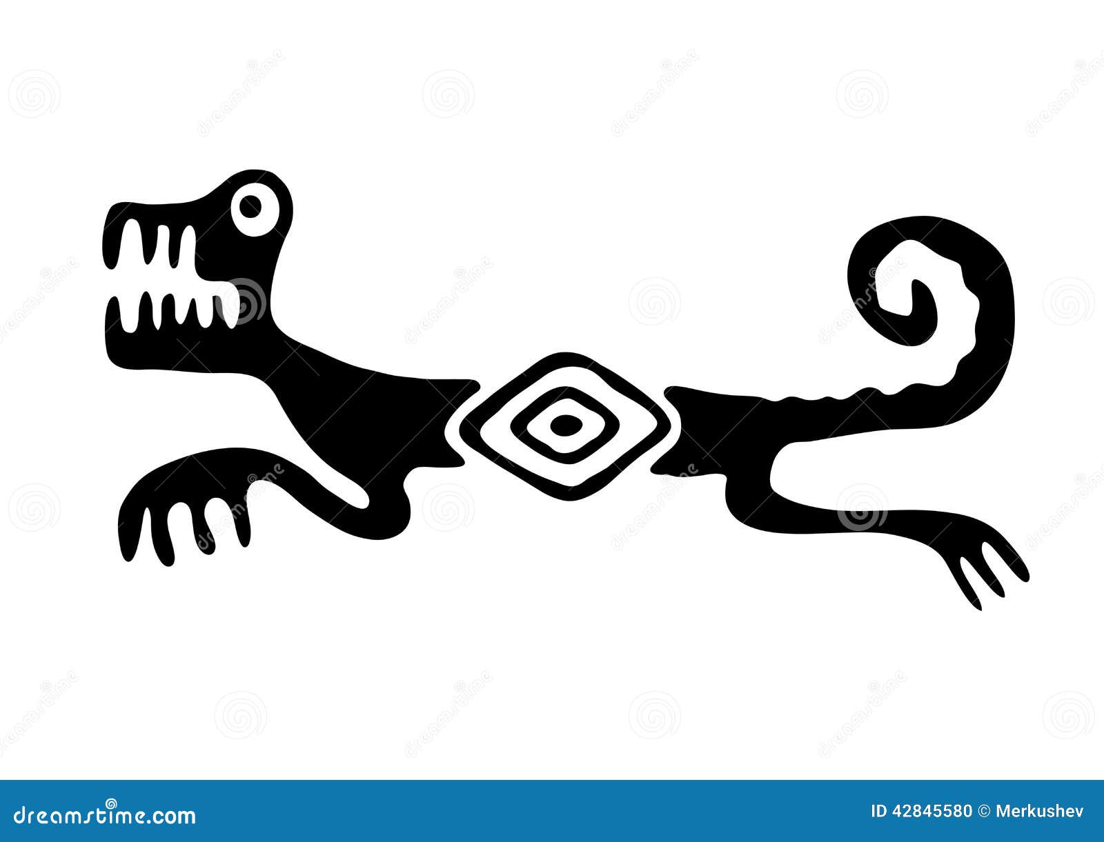 Native American Lizard Symbol