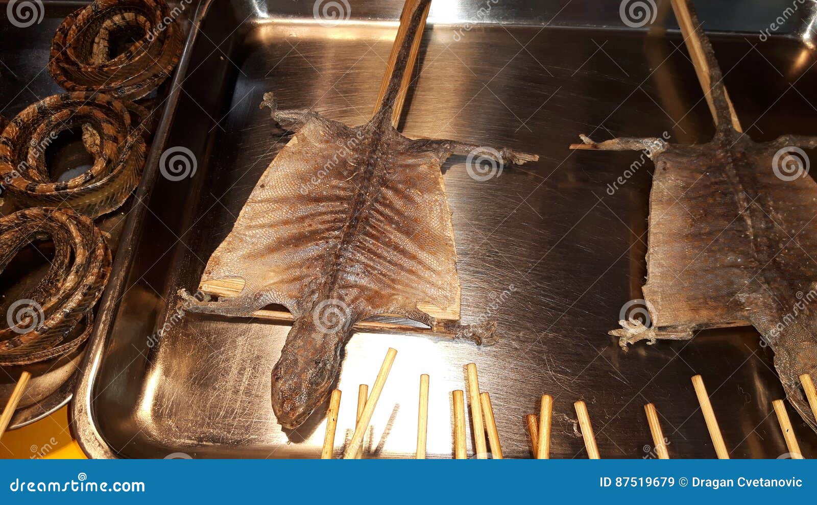 Lizard fast food stock image. Image of frying, lizards - 87519679