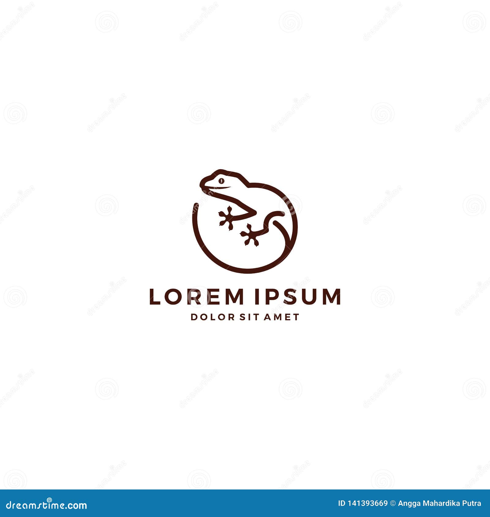 Lizard Gecko Logo Vector Royalty-Free Stock Photo | CartoonDealer.com ...
